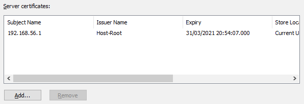 Server Administration Guide Add A Certificate To The Server Certificates List Certificates